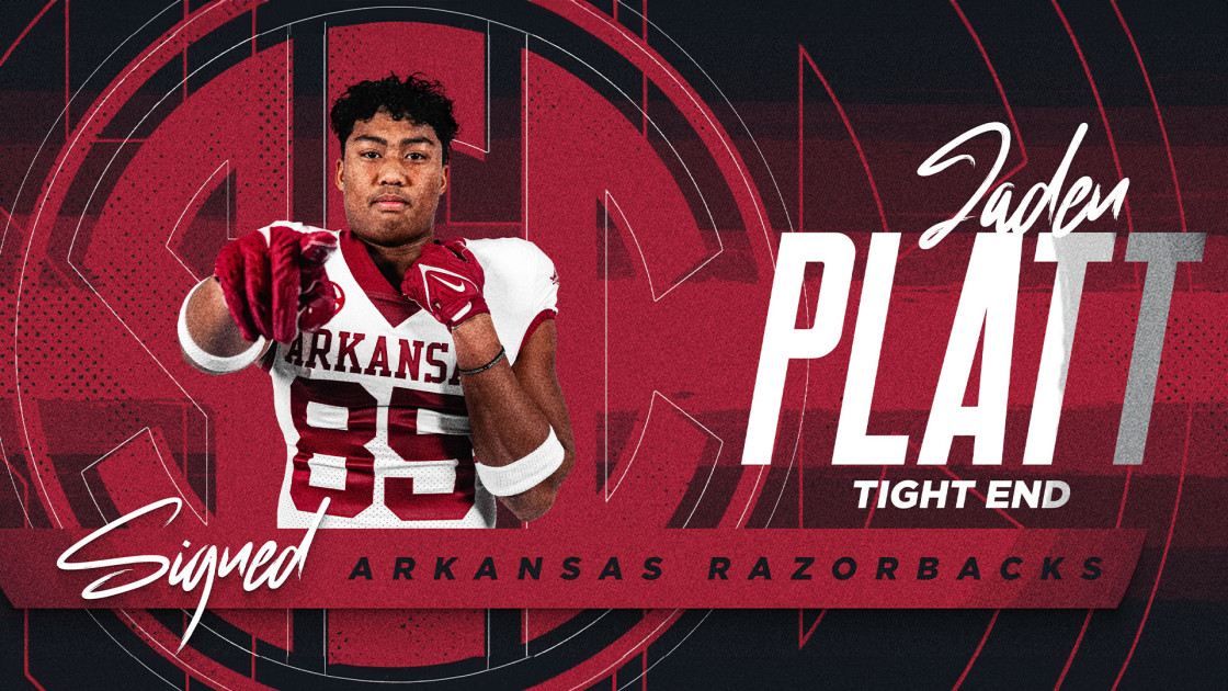 Texas A&M tight end Jaden Platt signs with Hogs - BVM Sports