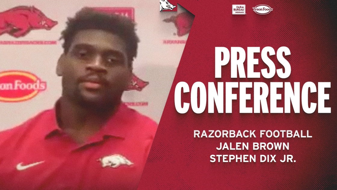 Brown, Dix Jr. talk ahead of Razorbacks’ season opener - BVM Sports