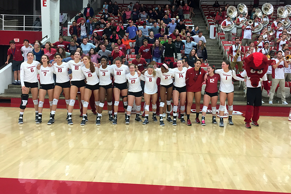 Fourth-Set Rally Seals Win vs. Mississippi State | Arkansas Razorbacks