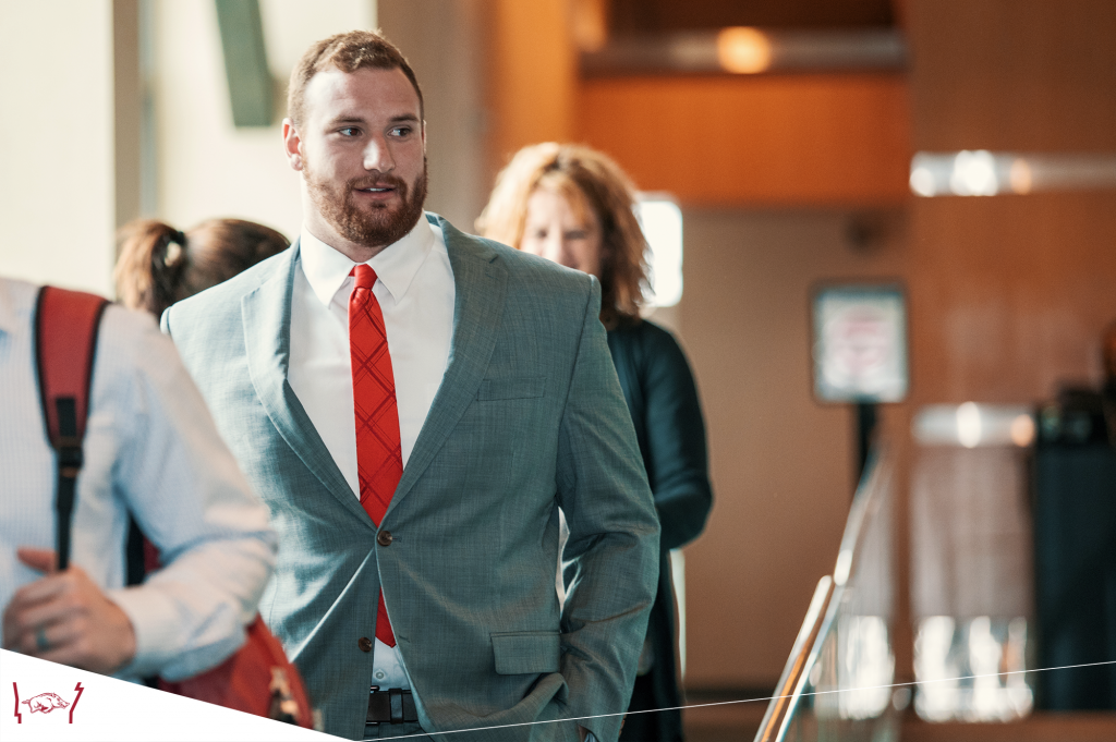 Frank Ragnow Arrives in Detroit | Arkansas Razorbacks