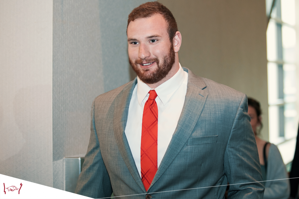 Frank Ragnow Arrives in Detroit | Arkansas Razorbacks