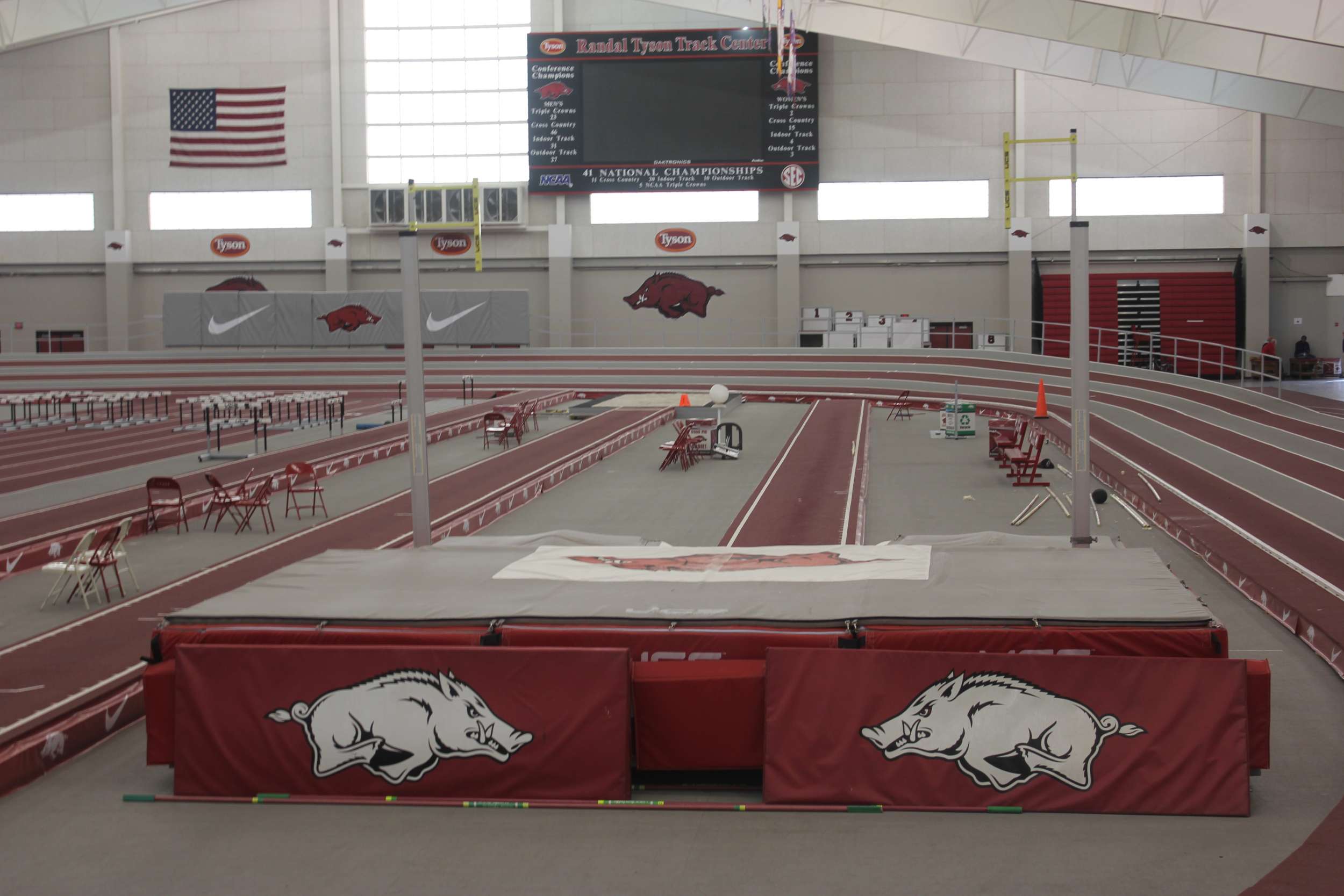 Tyson Indoor Track Center Arkansas Razorbacks