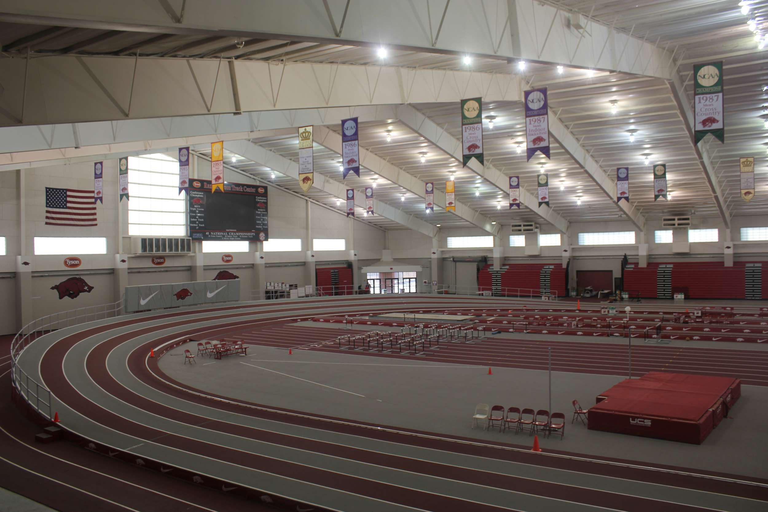 Tyson Indoor Track Center Arkansas Razorbacks