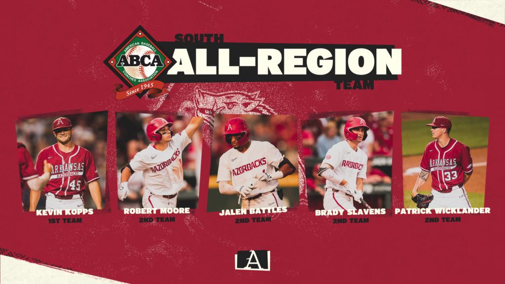 Razorback Trio Honored as NCBWA All-Americans | Arkansas Razorbacks