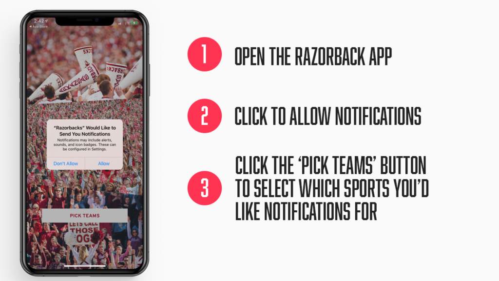 Official Razorback App Revamped | Arkansas Razorbacks