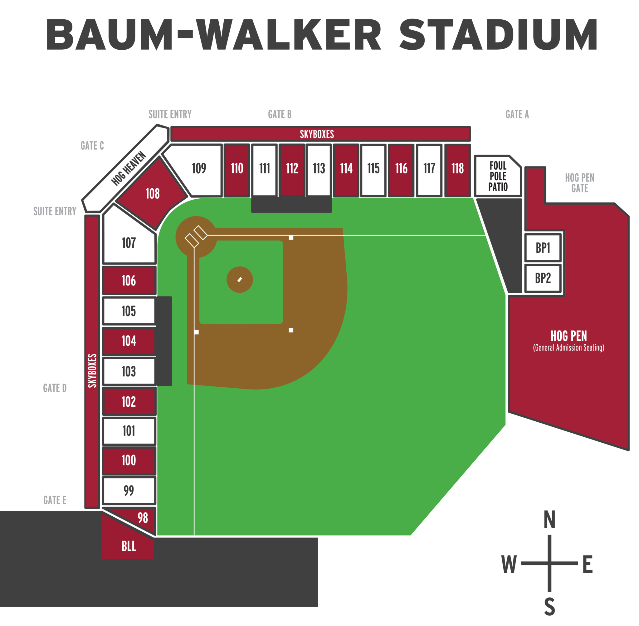 Game Day at Baum-Walker Stadium | Arkansas Razorbacks